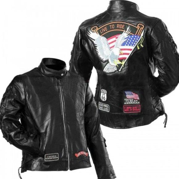 Buffalo Plate | Jackets & Coats | Buffalo Plate Leather Motomotorcycle ...